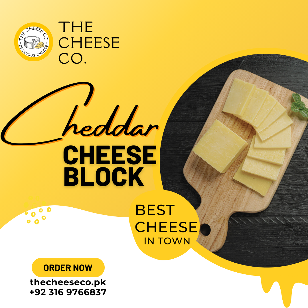 Cheddar Cheese Block 1 kg – The Cheese Co.